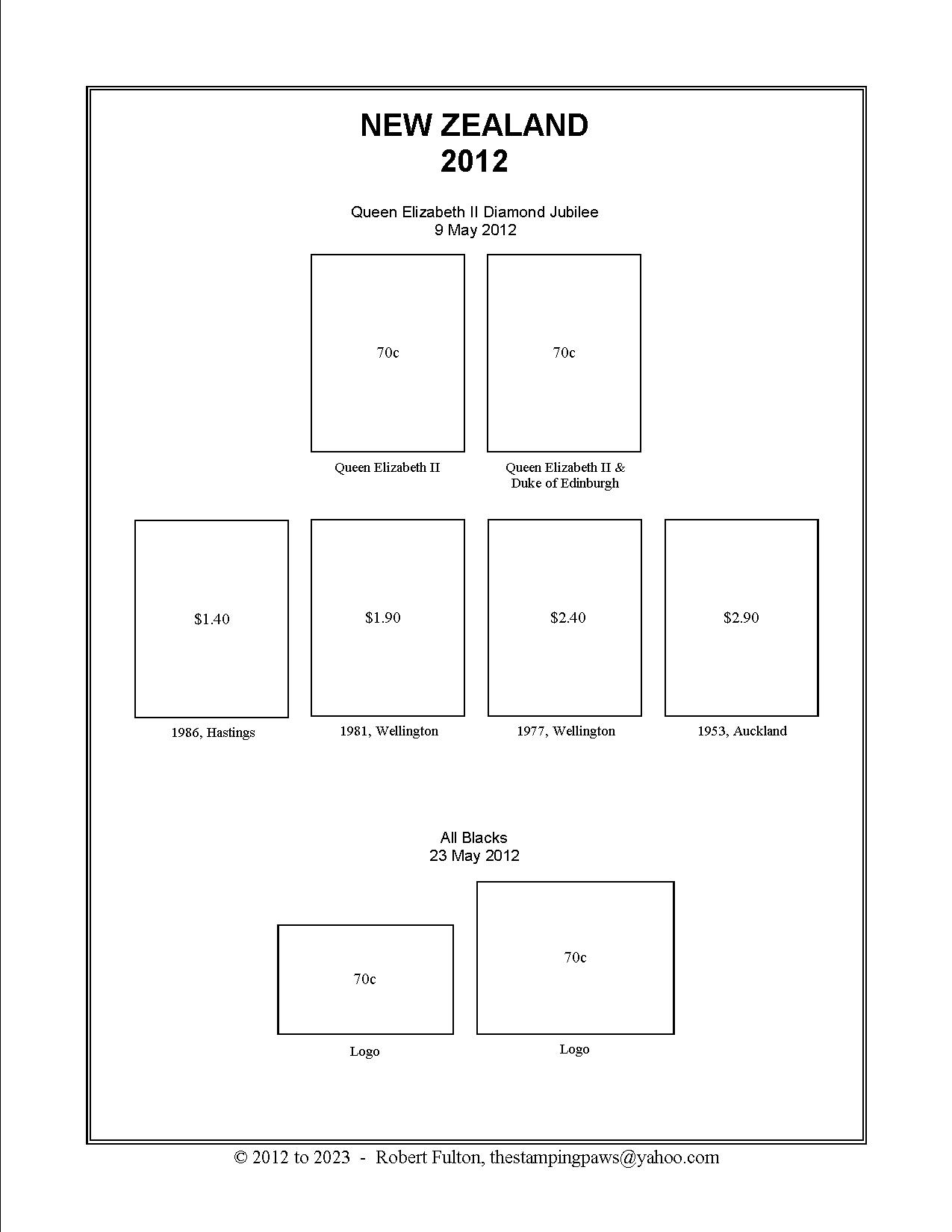 New Zealand Stamp Album