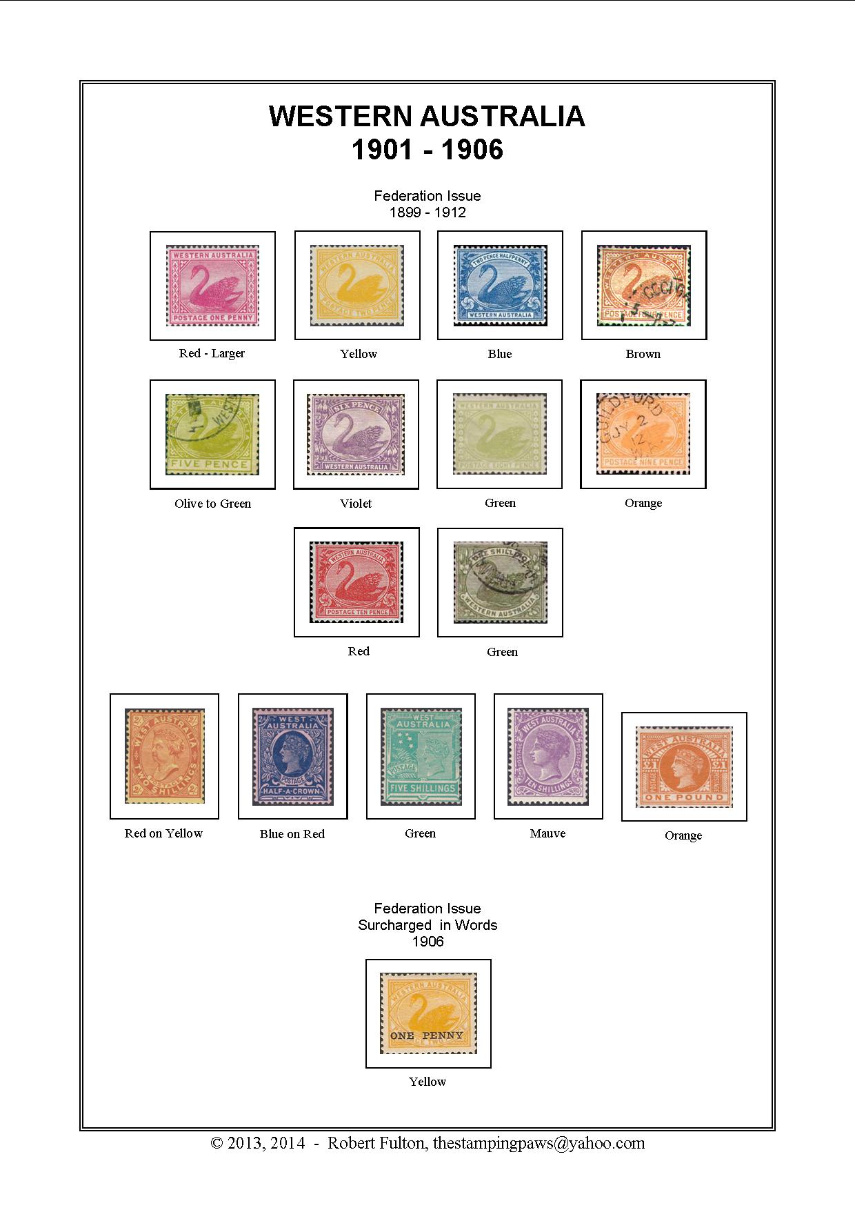 Australian States Stamp Album